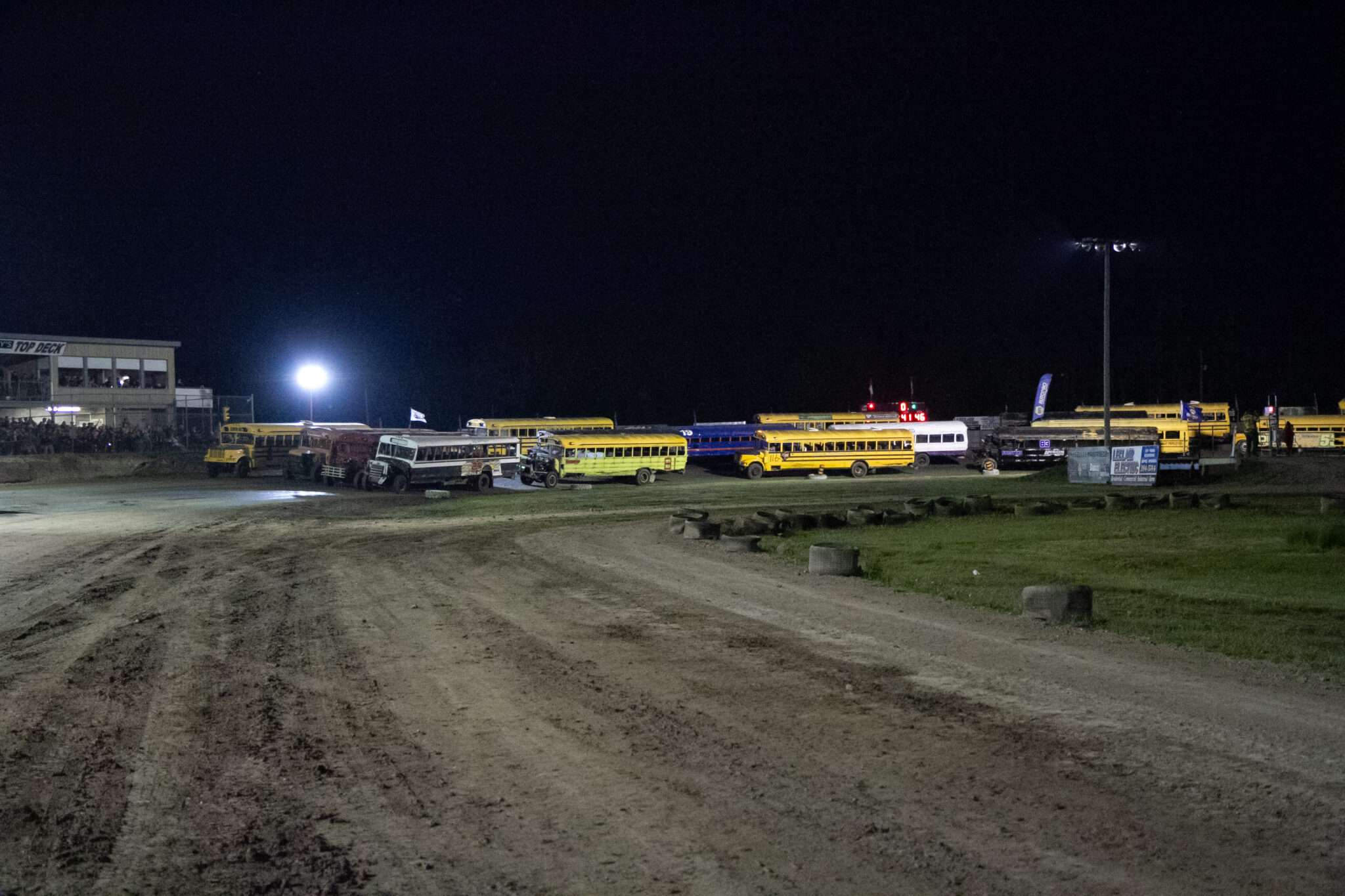 School Buses Pack House - Brighton Speedway